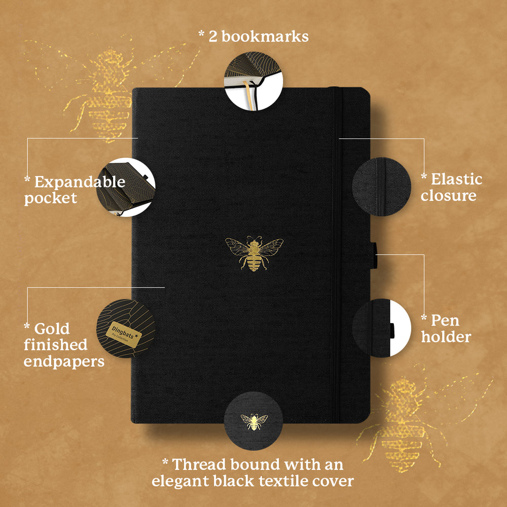 Eco Bullet Journal | B5 Pro 160gsm Notebook | Dingbats