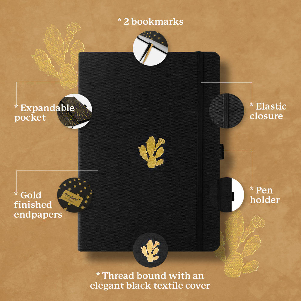 Eco Bullet Journal | B5 Pro 160gsm Notebook | Dingbats