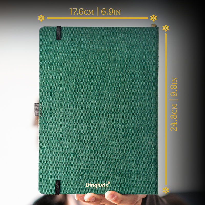 Eco Bullet Journal | B5 Pro 160gsm Notebook | Dingbats